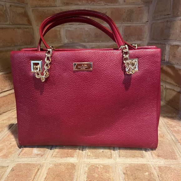 kate spade | Bags | Kate Spade Red Handbag | Poshmark